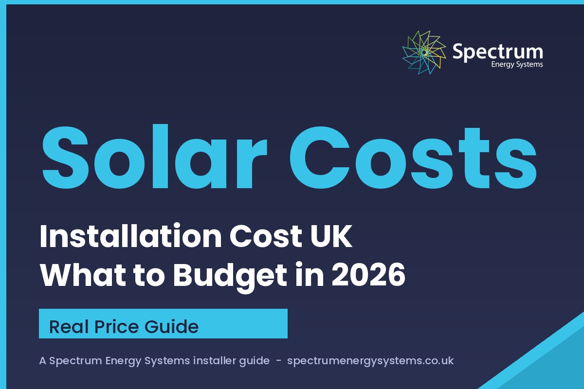 Solar Panel Installation Cost UK 2026 | Spectrum Energy